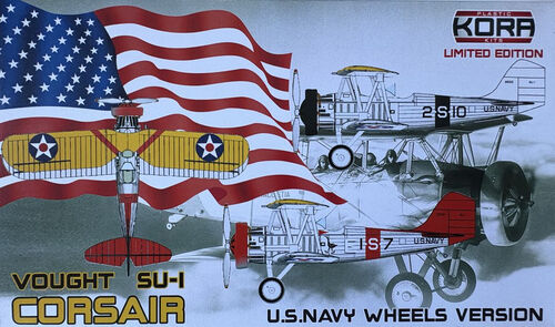 Kora Models KPK72209 Vought SU-I Corsair - US Navy Wheel Version