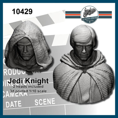 NEW! FC ModelTrend 10429 Jedi Knight Bust (3D-Printed)