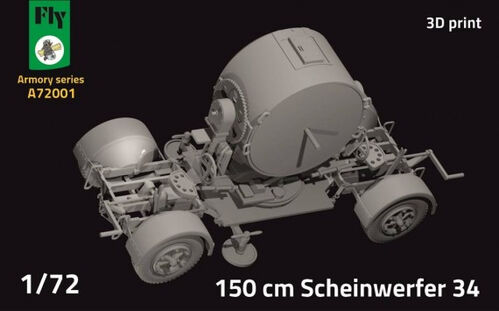 FLY A72001 German 150 cm Scheinwerfer 34 (3D Printed)