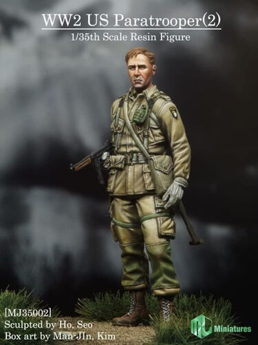 MJ Miniatures MJ35002 US WW2 Paratrooper No.2