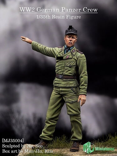 MJ Miniatures MJ35004 German WW2 Panzer Crew