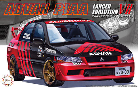 Fujimi 047621 Advan-Piaa Mitsubishi Lancer Evolution VII