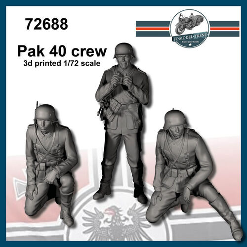 FC ModelTrend 72688 PaK 40 Crew (3 Figures / 3D-Printed)
