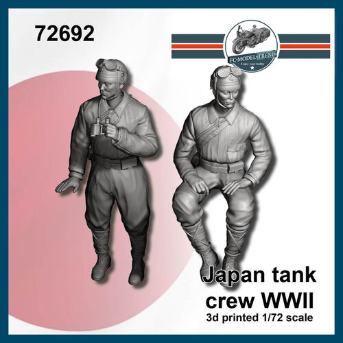 FC ModelTrend 72692 Japanese WWII Tank Crew (2 Figures / 3D-Printed)