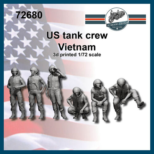 FC ModelTrend 72680 US Tank Crew - Vietnam War (6 Figures / 3D-Printed)