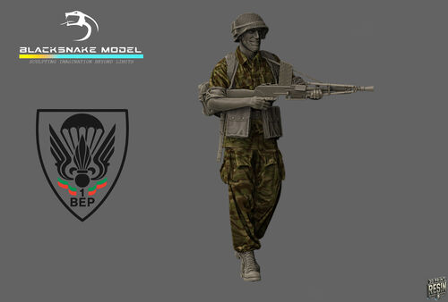 BlackSnake Model BEP-02 1st Foreign Parachute Battalion in Indochina War - Soldier No.2 (1 Figure)