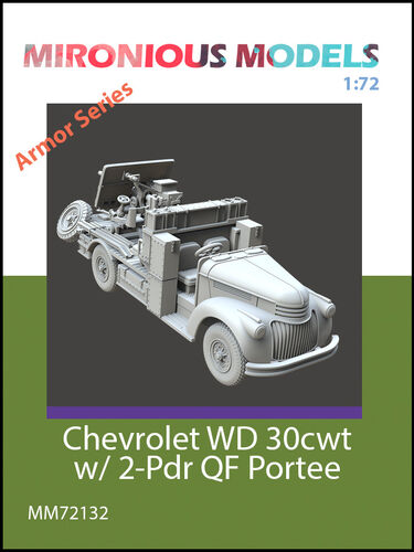Mironious Models 72132 Chevrolet WD 30cwt with 2-Pdr QF Portee