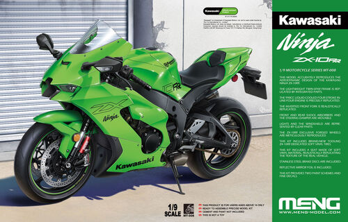 NEW! Meng Model MT008 Kawasaki Ninja ZX-10RR
