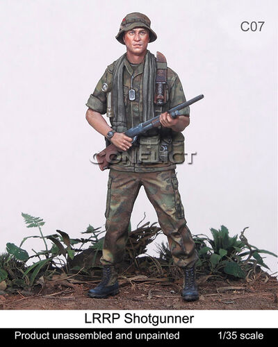 Conflict Miniatures C07 LRRP Shotgunner- Vietnam War (1 Figure)