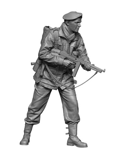 H3MODELS 16149 British WW2 Paratrooper with Thompson (1 Figure)