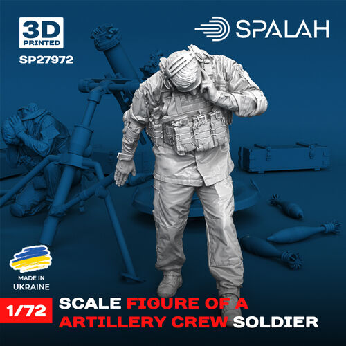 Spalah 27972 Artillery Crew Soldier (1 Figure / 3D-Printed)