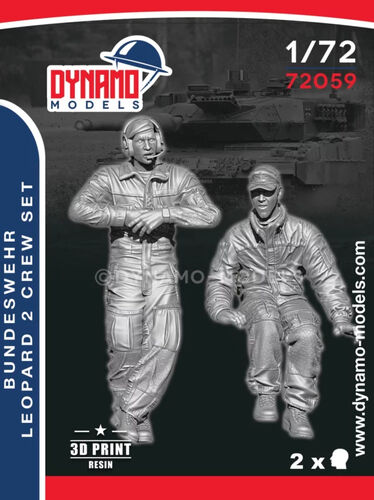Dynamo-Models 72059 German Bundeswehr Leopard 2 Crew Set (3D-Printed)