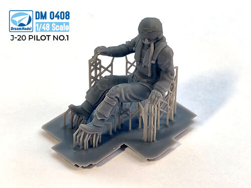 Dream Model DM0408 PLAAF Pilots for Chengdu J-20 - Figure No.1 (3D-Printed)