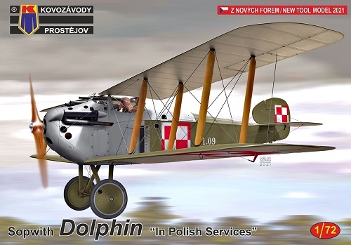 DISCONTINUED Kovozavody Prostejov 72275 Sopwith Dolphin "In Polish Services"
