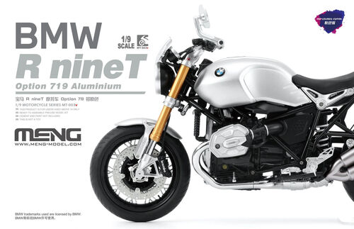 NEW! Meng Model MT003V BMW R nineT Option 719 Aluminium (Pre-Colored Edition)