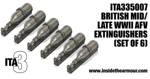 Inside the Armour ITA335007 British Mid / Late War Fire Extinguishers (6 pcs / 3D-Printed)