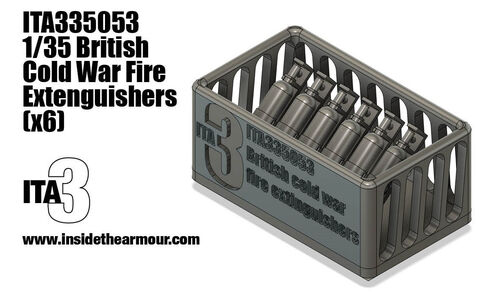 Inside the Armour ITA335053 British Cold War Fire Extinguishers (6 pcs / 3D-Printed)