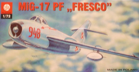 Plastyk 011 Mikoyan-Guriewicz MiG 17 PF Fresco