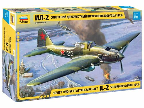 Zvezda 4826 IL-2 Stormovik mod.1943