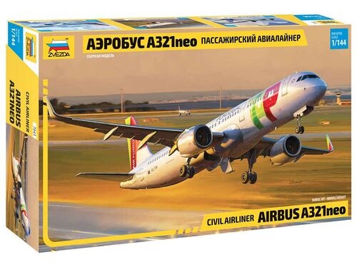 Zvezda 7043 Civil Airliner Airbus A321neo