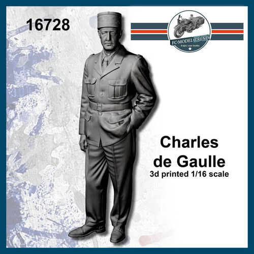 NEW! FC ModelTrend 16728 Charles de Gaulle (3D-Printed)