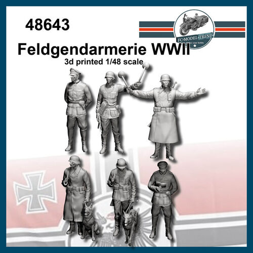 NEW! FC ModelTrend 48643 German Military Police (3D-Printed)