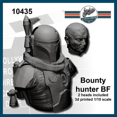 FC ModelTrend 10435 Bounty Hunter BF Bust (3D-Printed)