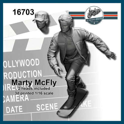 NEW! FC ModelTrend 16703 Marty McFly (3D-Printed)