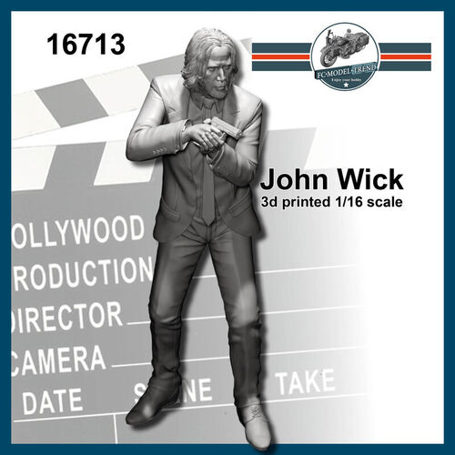 NEW! FC ModelTrend 16713 John Wick (3D-Printed)
