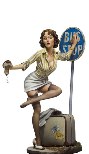 NEW! Andrea Miniatures PINUP14 Pin Up Series - Bus Stop