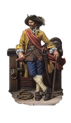 NEW! Andrea Miniatures PC03 Pirates of the Carribbean - Captain William Kid (1689)