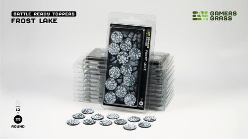 GamersGrass GGT-FLR25 Frost Lake - Round 25 mm (12 pcs)