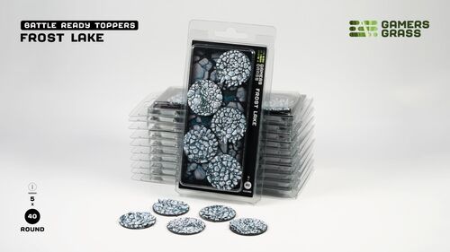 GamersGrass GGT-FLR40 Frost Lake - Round 40 mm (5 pcs)