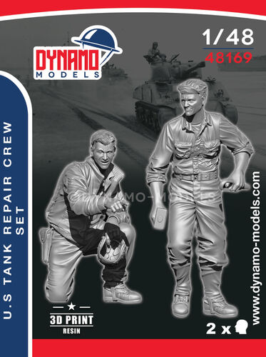 Dynamo-Models 48169 US Tank WWII Repair Crew Set