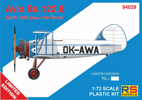 RS Models 94029 Avia Ba.122.8 - Berlin 1936