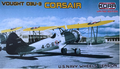 Kora Models KPK72208 Vought O3U-3 Corsair - US Navy Wheels Version