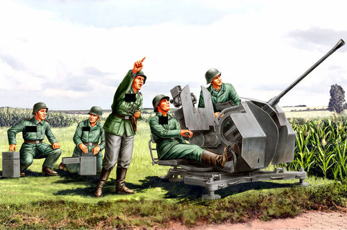 Hobby Boss 84412 20mm Flak38 Figure Set