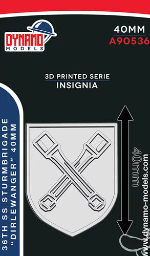 Dynamo-Models A90536-40 36th SS Sturmbrigade 'Dirlewanger' 40mm