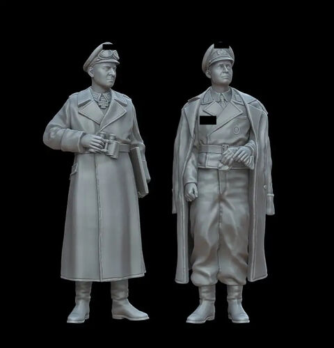 NEW! White Stork Miniatures F48020 German WWII Officers (2 Figures)