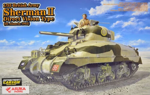Asuka model 35-014 British Army Sherman II Direct Vision Type (El Alamein 1942)