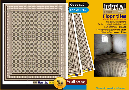 ETA DIORAMA ACCESSORIES 832 Floor Tiles
