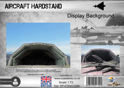 Coastal kits S106BG-72 Aircraft Hardstand - Display Background