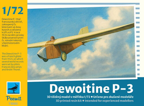 Peewit 73002 Dewoitine P-3 (3D-Printed)