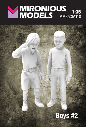 Mironious Models 35CIV010 Boys No.2 (2 Figures / 3D-Printed)