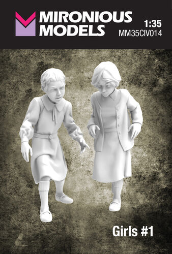 Mironious Models 35CIV014 Girls No.1 (2 Figures / 3D-Printed)