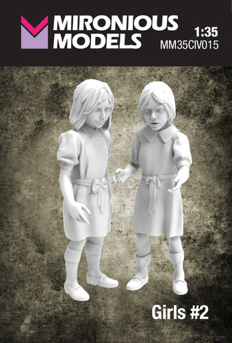 Mironious Models 35CIV015 Girls No.2 (2 Figures / 3D-Printed)