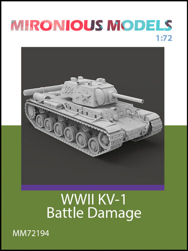 Mironious Models 72194 KV-1 - Battle Damage (3D-Printed)