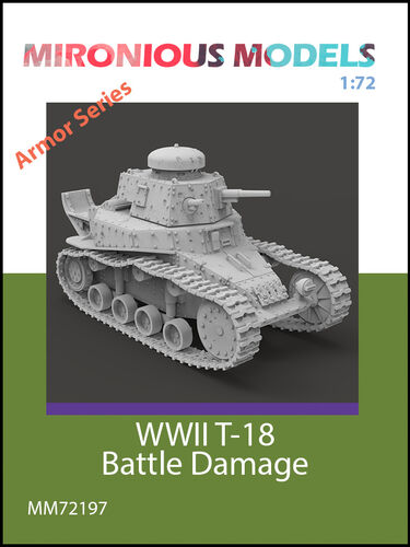 Mironious Models 72197 T-18 - Battle Damage (3D-Printed)
