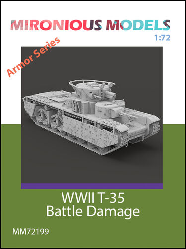 Mironious Models 72199 T-35 - Battle Damage (3D-Printed)