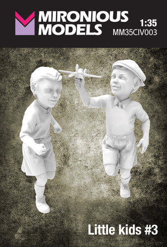 Mironious Models 35CIV003 Little Kids No.3 (2 Figures / 3D-Printed)